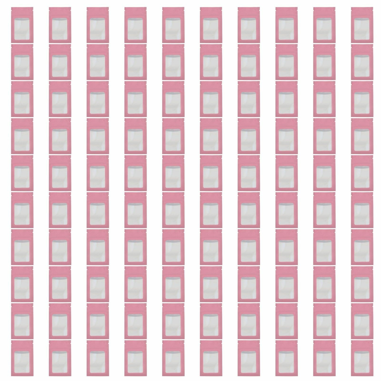 100 шт. многоразовые герметичные мешки с голографическим рисунком для хранения еды, 6x10 см