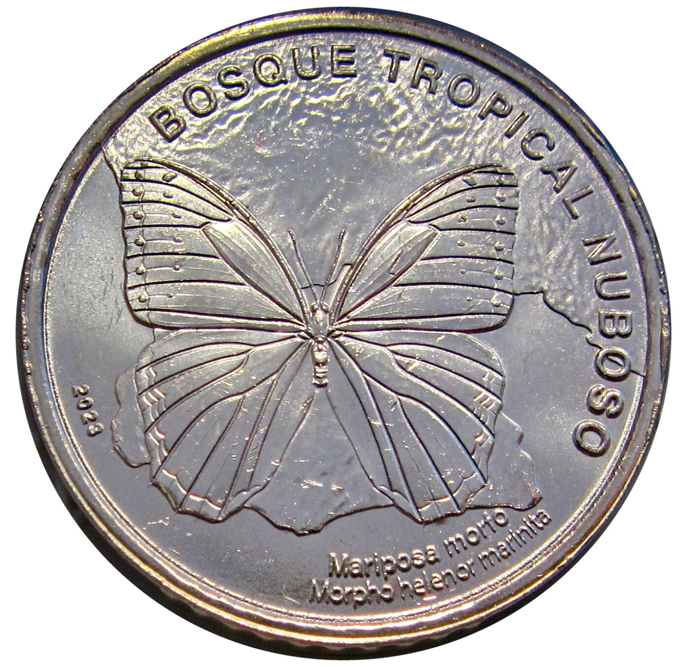 50 колонов 2023 Коста-Рика , Бабочка, Unc