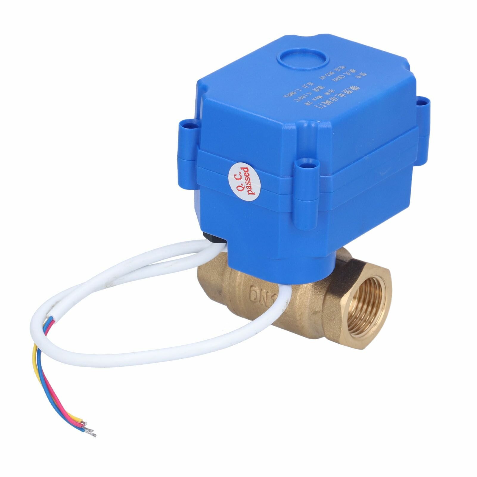 Электрический шаровой кран BSP, латунный, моторизованный, 3-проводной, DC3 6V, с индикацией переключателя