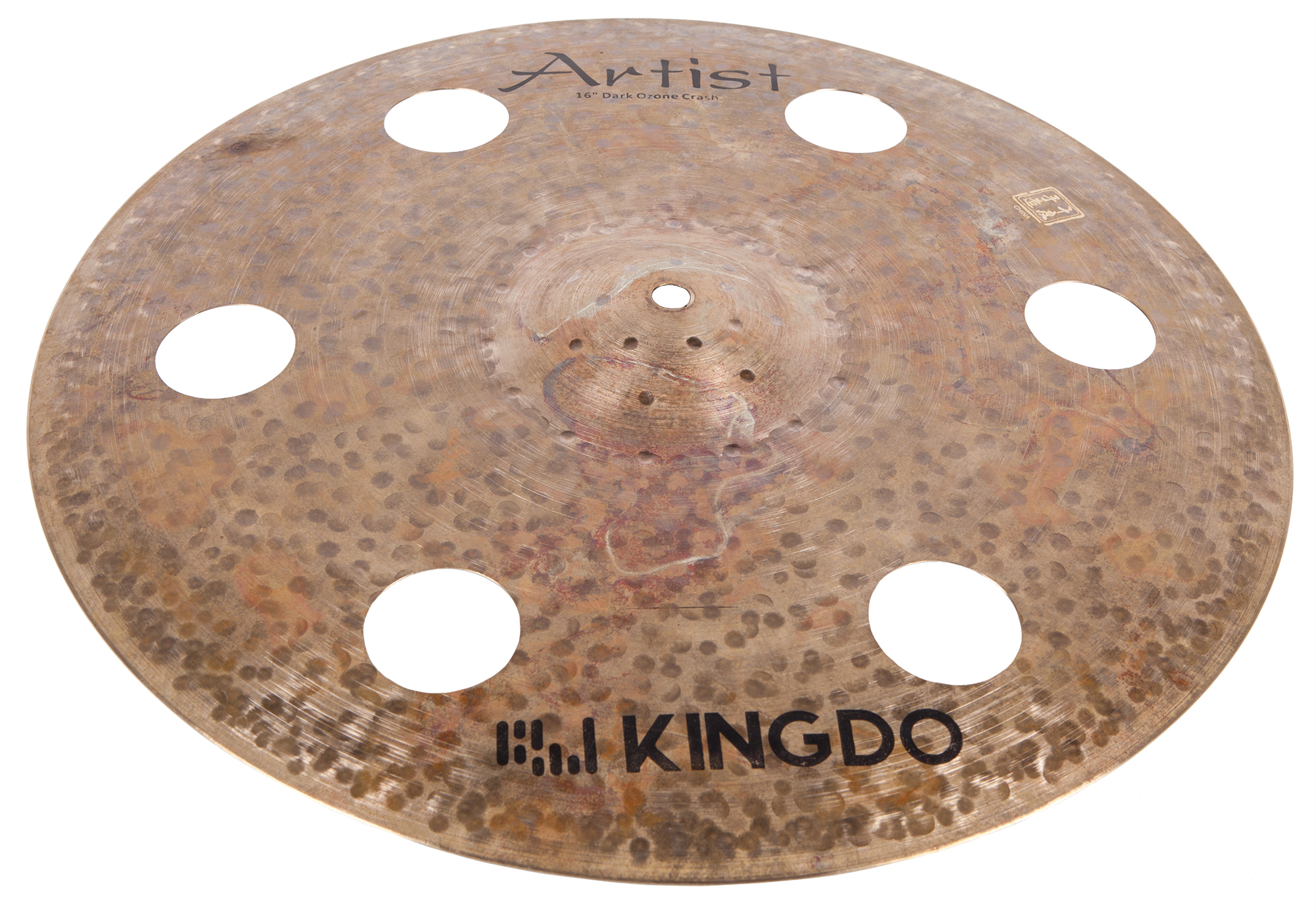 KINGDO 16" ARTIST DARK O-ZONE CRASH Тарелка крэш 16" , сплав B20, Medium, оригинальное окисление, глубокий, темный тембр с сильной аттакой и быстрым затуханием