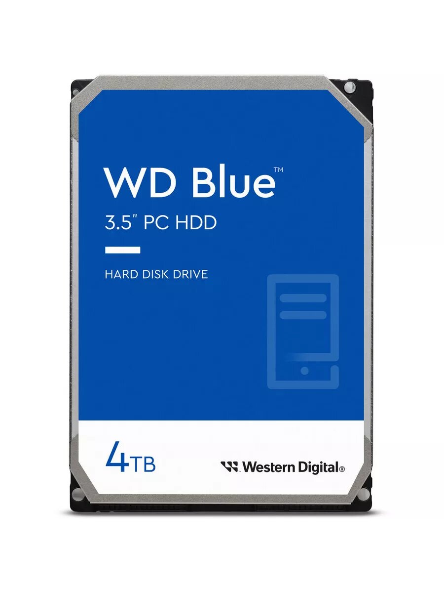 Жесткий диск 3.5" Blue 4TB (WD40EZAX) SATA3