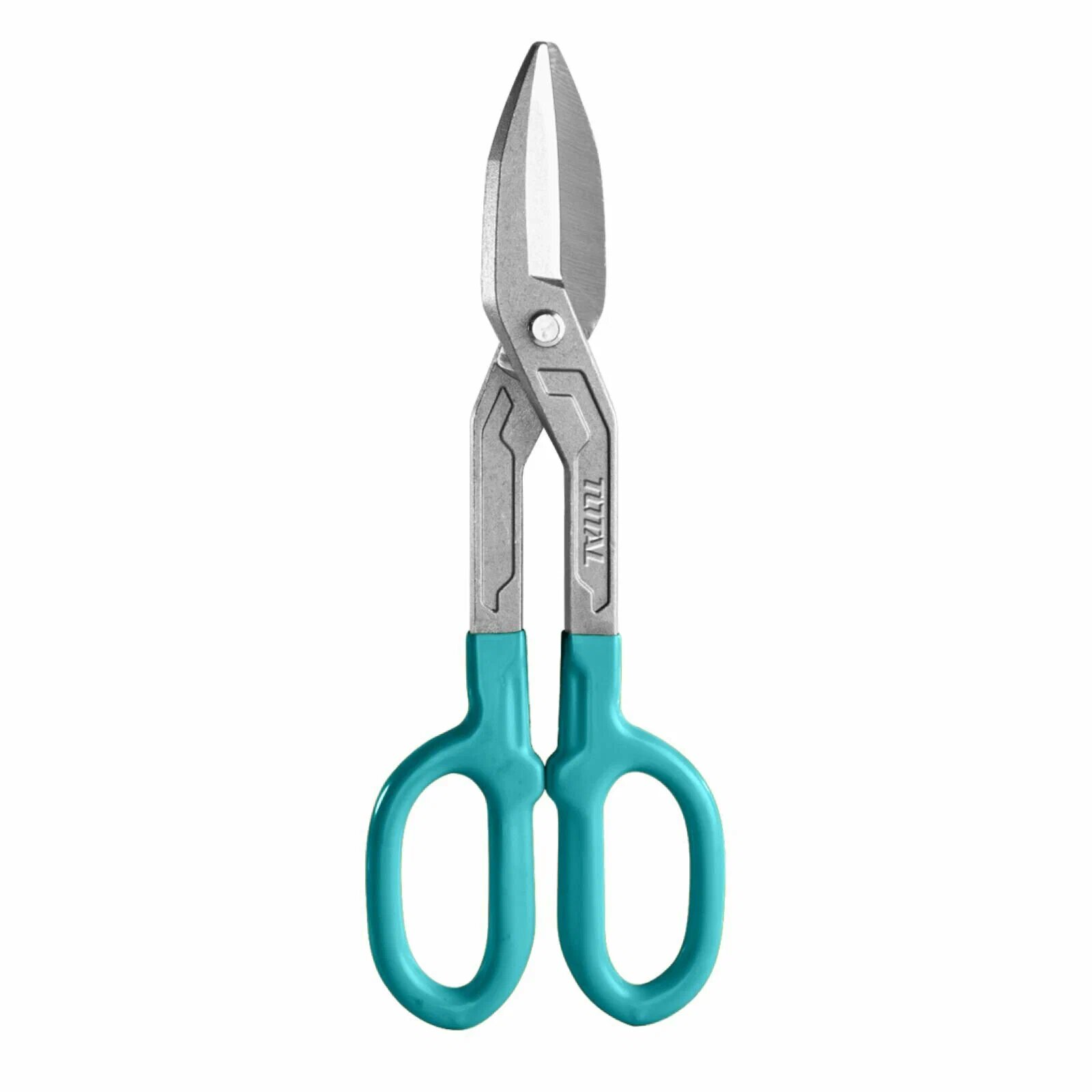 Ножницы по металлу , TOTAL THT524121 TIN SNIP 12/ 300мм профессиональные ножницы, хромомолибден 30см