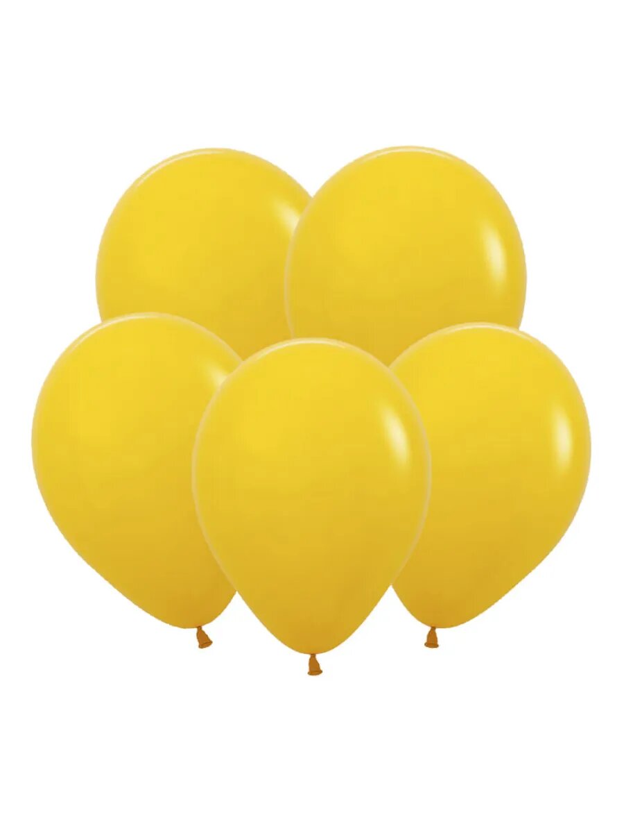 Медовый желтый, Пастель / Honey Yellow, латексный шар (5"/12,5 см ) 100 шт. / SEMPERTEX, Колумбия