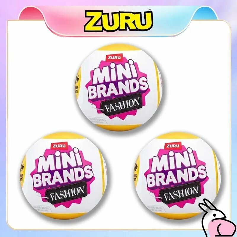 3 шт. Игрушка 5 surprise Mini brands Fashion 3 серия Шар-сюрприз 77485 YZ
