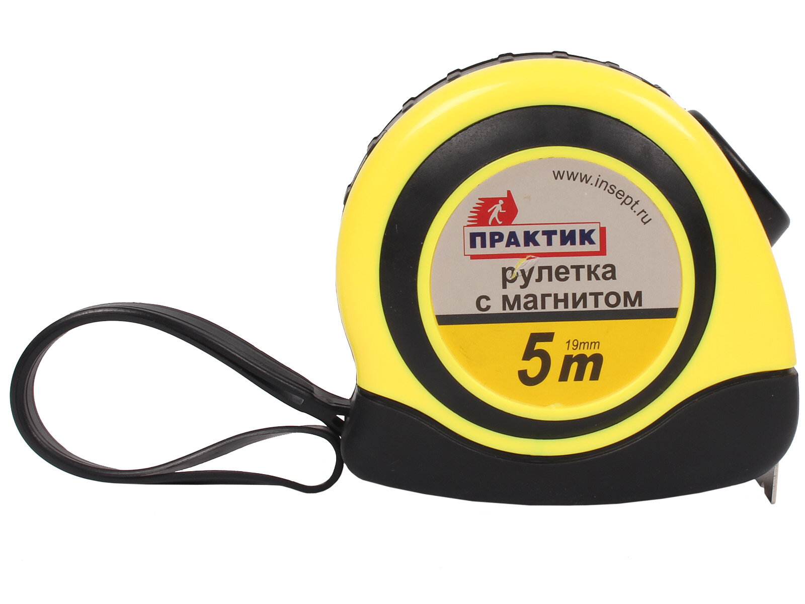 Рулетка 5м 19мм практик автостоп