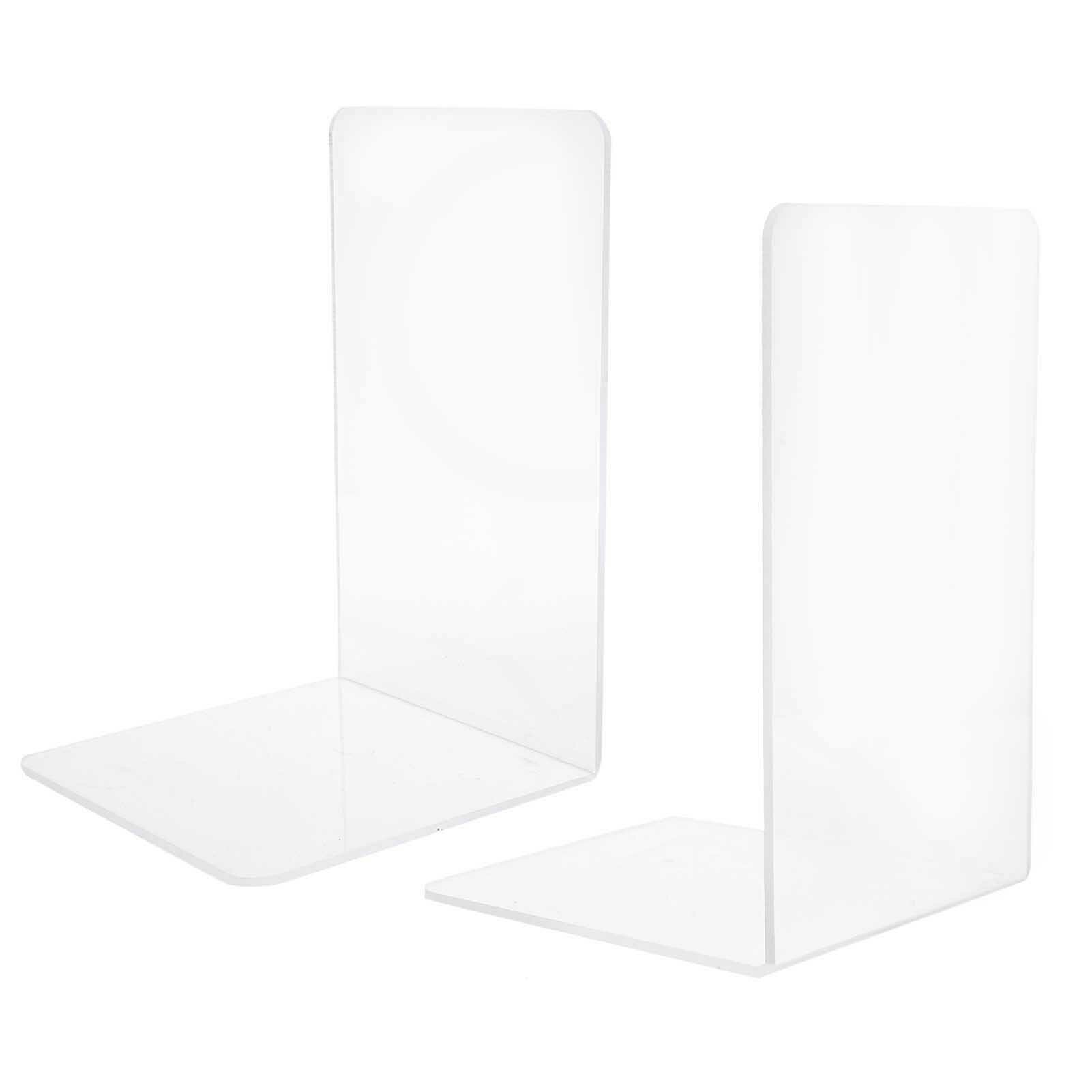 2 шт. акриловые прозрачные подставки для книг, полка для книг, настольное хранилище для студентов, для дома и офиса.