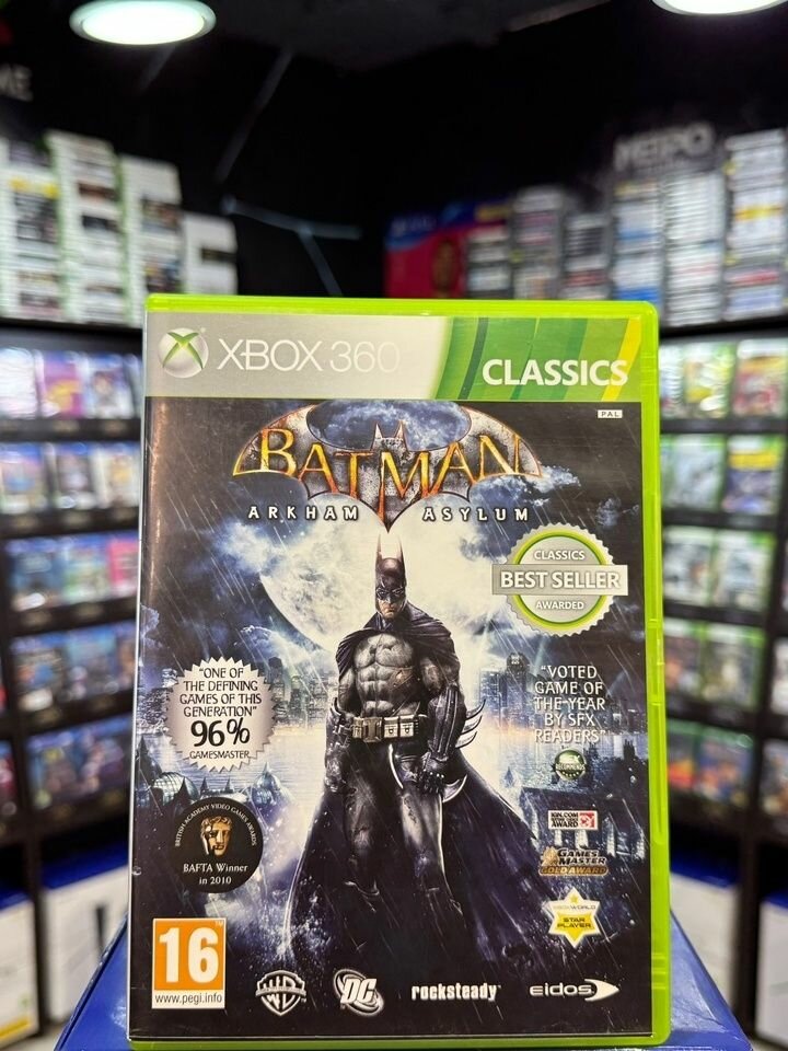 Игра Batman: Arkham Asylum (Xbox 360) (Box)