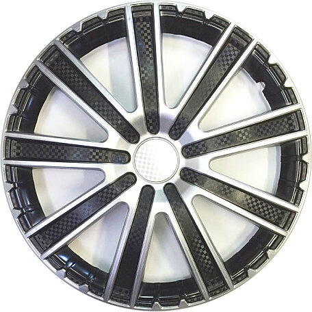 Колпаки R16 Круиз Super Silver STAR 4шт карбон