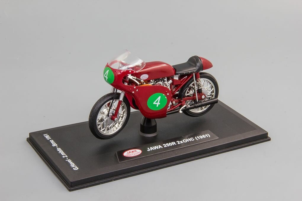 Масштабная модель Jawa 250R 2xOHC (1961) - Czechoslovak Grand Prix Brno 1961 #4 Havel