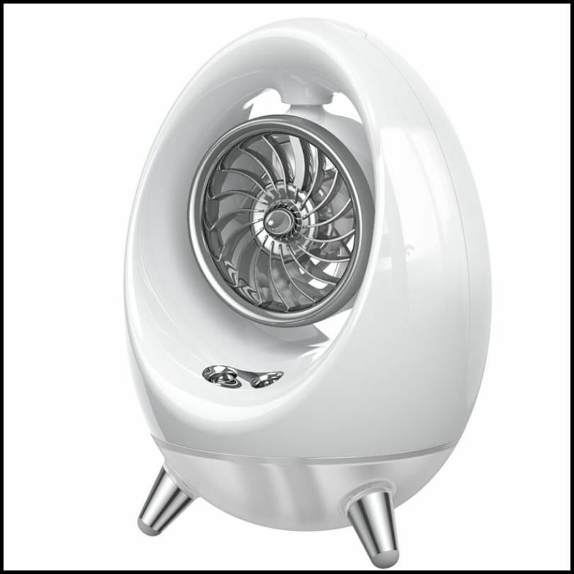 Мини-вентилятор кондиционера с водяным охлаждением, бытовой портативный небольшой воздухоохладитель на открытом воздухе, двойной распылительный вентилятор с зарядкой через USB-ZHIMIN