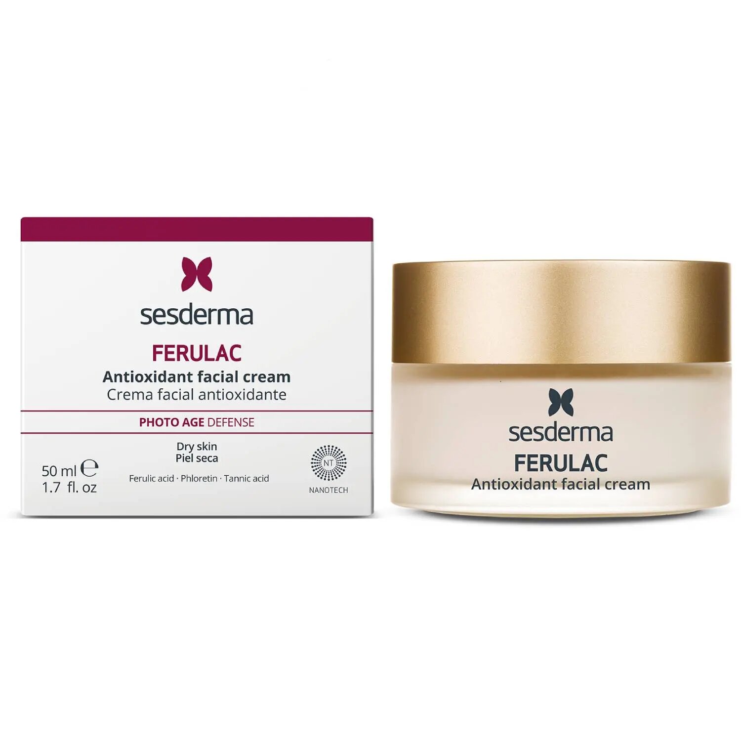 Антиоксидантный крем для лица SesDerma Ferulac, для всех типов, 50мл