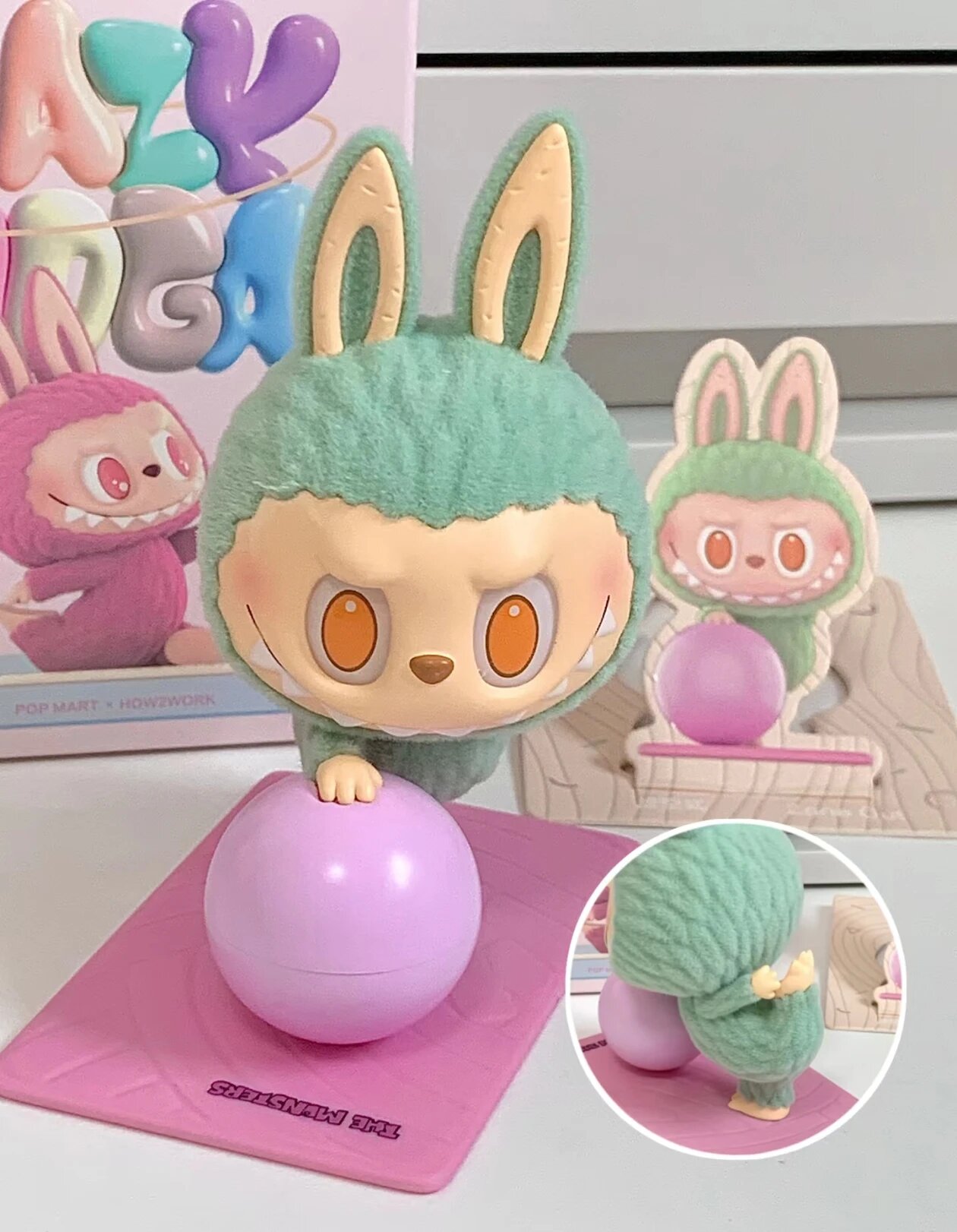 POP MART The Monsters Labubu Lazy Yoga Mystery Box