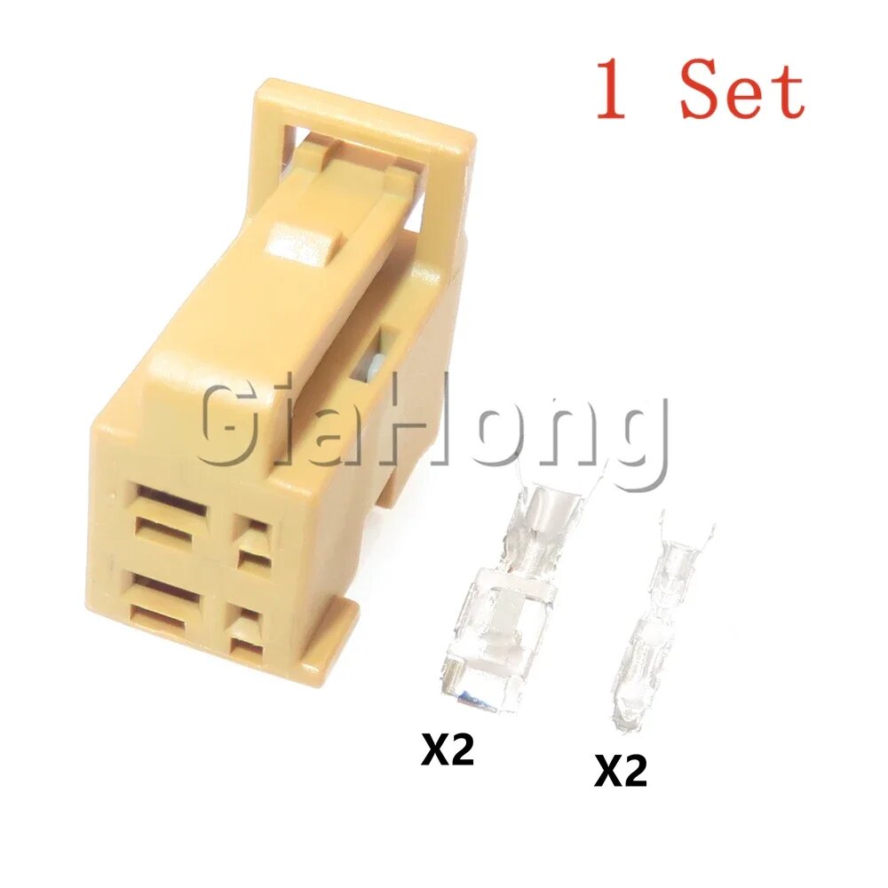 1 комплект, 4-полосные детали переменного тока 6098-2830, автомобильный незапечатанный композитный разъем, жгут проводов двигателя для автоматического подъема сиденья, электрическая розетка Female