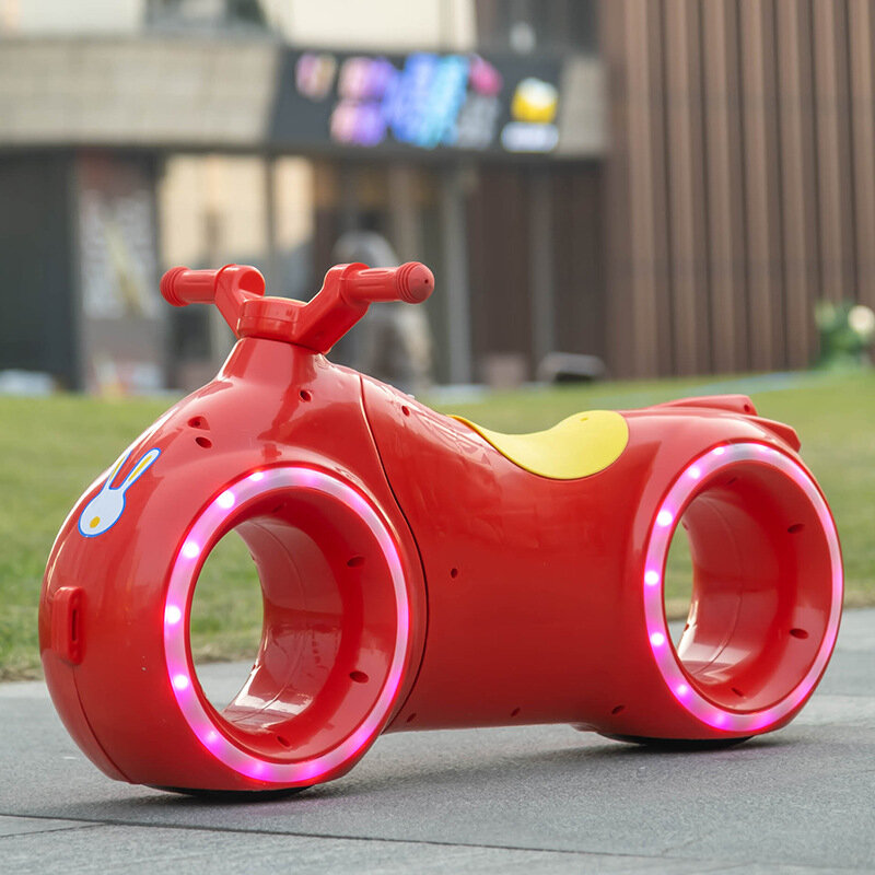 Детский электрический балансировочный велосипед для детей от 2 до 8 лет, велосипед для малышей, велосипед с мигающими огнями, музыкальный велосипед, подарочный велосипед, доступен дропшиппинг