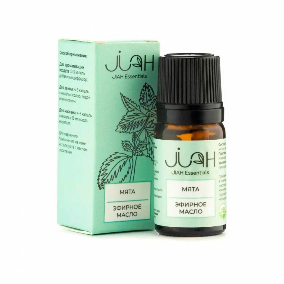 Эфирное масло Мята JIAH Essentials oil 10 мл