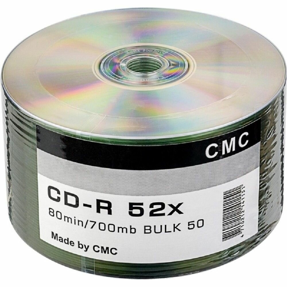 CMC Диски CD - R 80 52x Bulk 50 141151