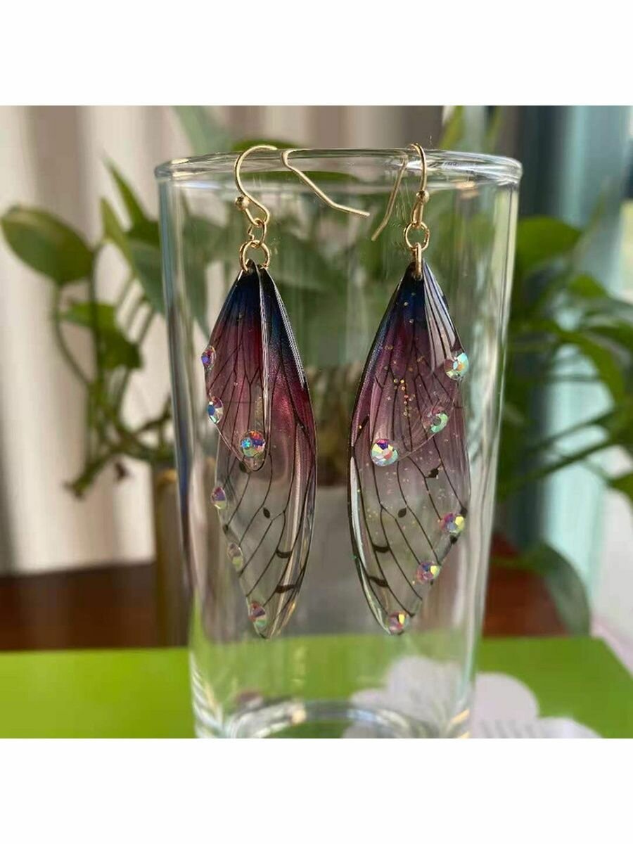 Серьги двусторонние