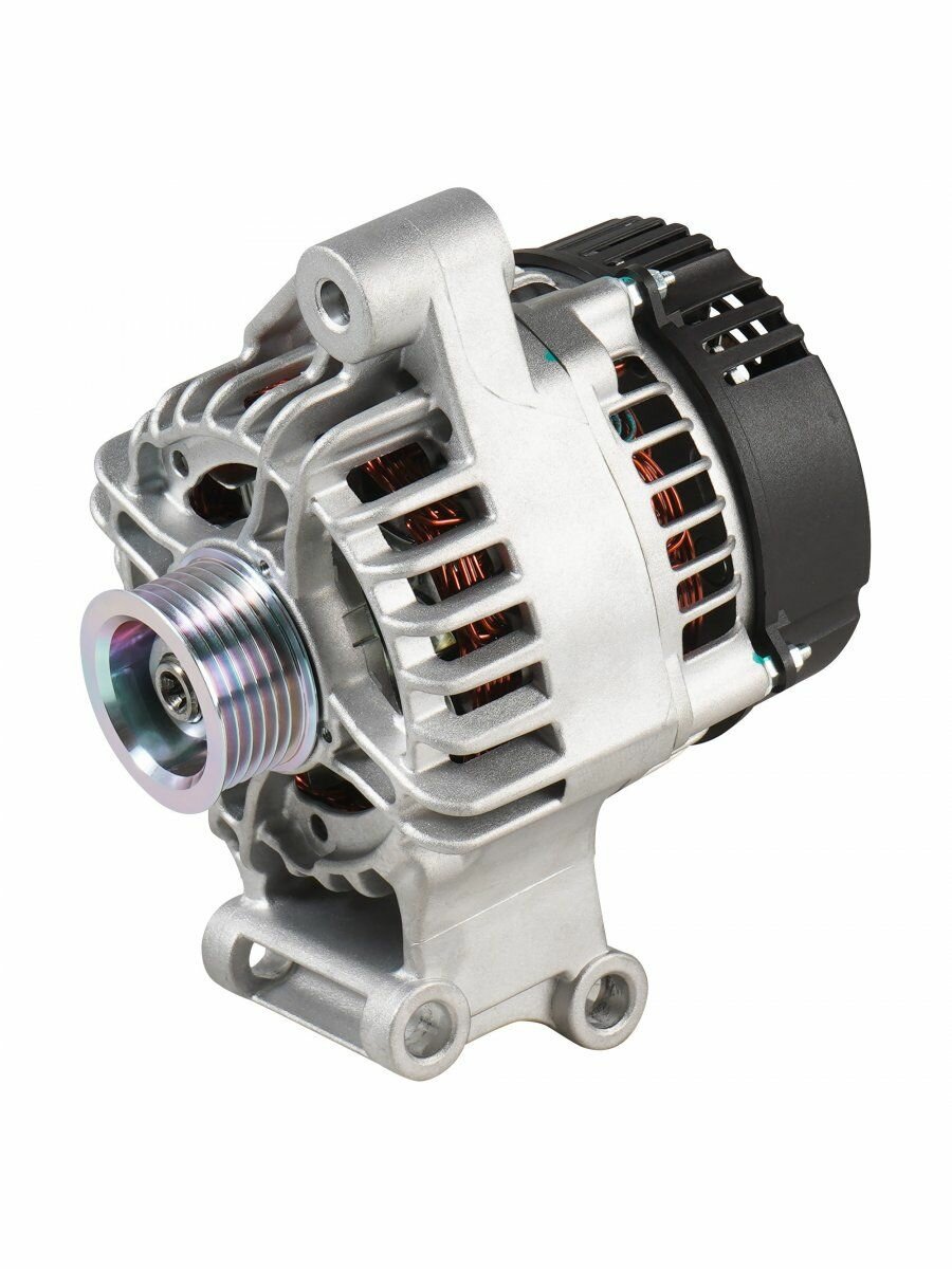 Генератор для а/м Ford Focus II (04-)/Fusion (02-)/Fiesta (01-) 1.4i/1.6i 105А (LG 1079), STARTVOLT LG1079