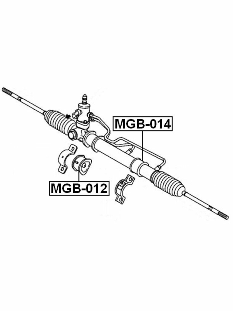 Проставка рулевой рейки MITSUBISHI MGB-014 FEBEST.