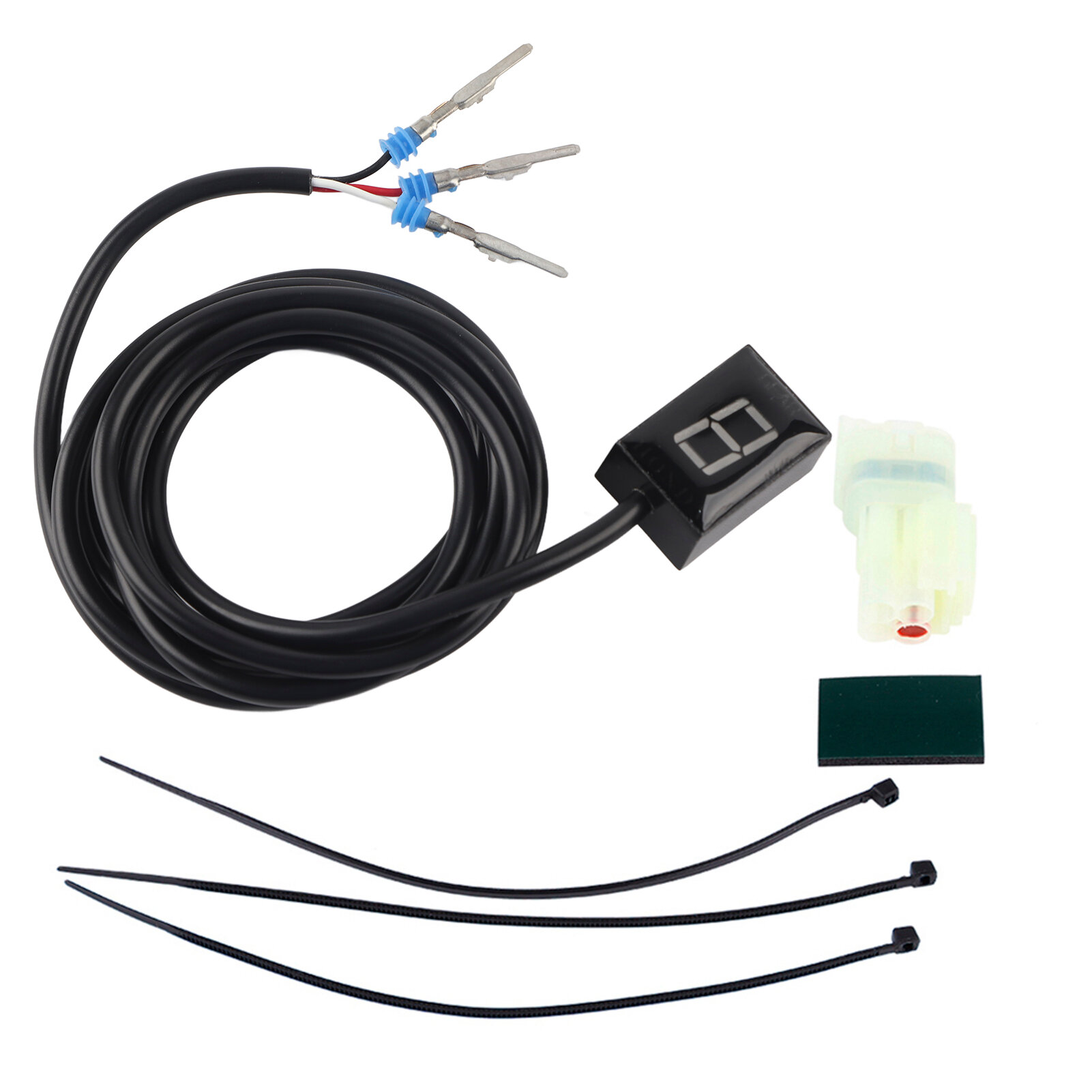 Индикатор переключения передач мотоцикла, 6-ступенчатый цифровой датчик переключения передач для Honda (#Red)