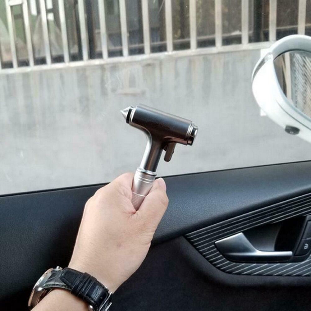 Кувалда для стекол автомобиля из нержавеющей стали Инструмент для аварийного спасения в машине 1 шт Цвет Как на изображениях