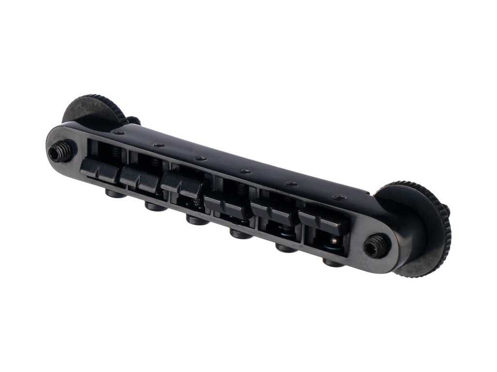 BM011-BK Бридж Tune-O-Matic, черный, Paxphil