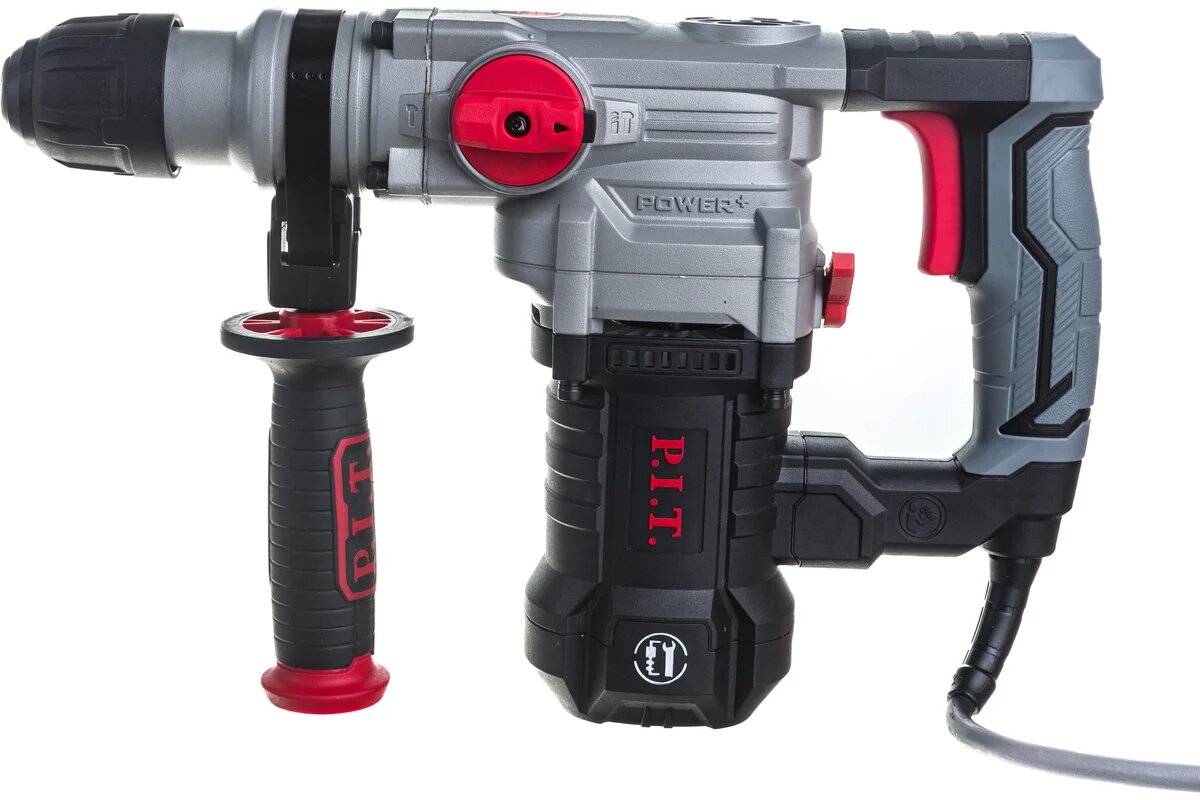 Перфоратор sds P.I.T. PBH28-C3 мастер, электрический, 220 В, 1400 Вт, 5,5 Дж, 900 об/мин, 4300 уд/мин, 3 режима, в кейсе