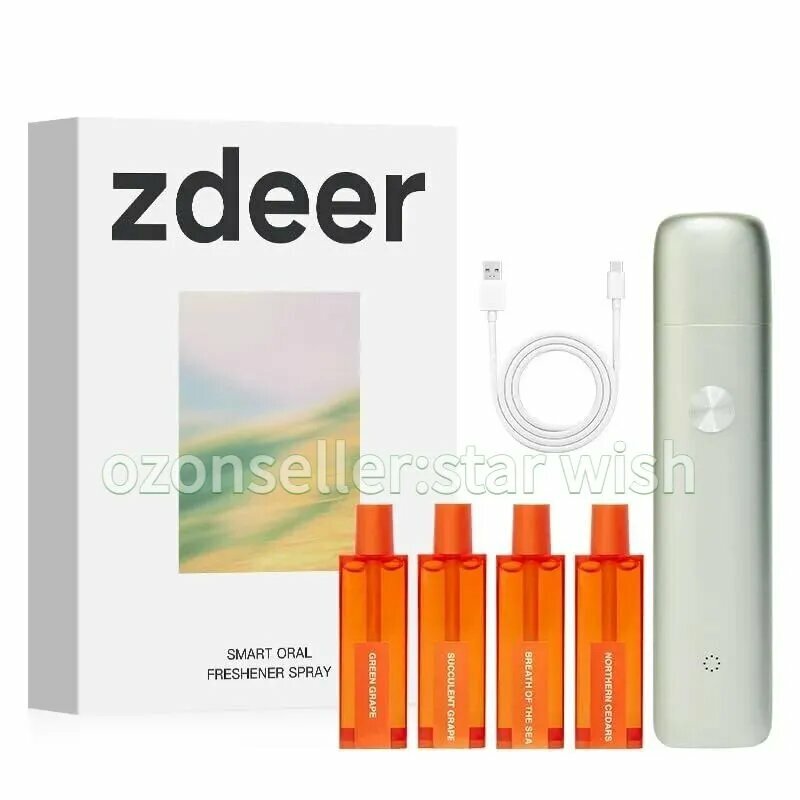 Спрей для полости рта "Zdeer", растительная эссенция, без сахара, без спирта, без пигментов, 5мл