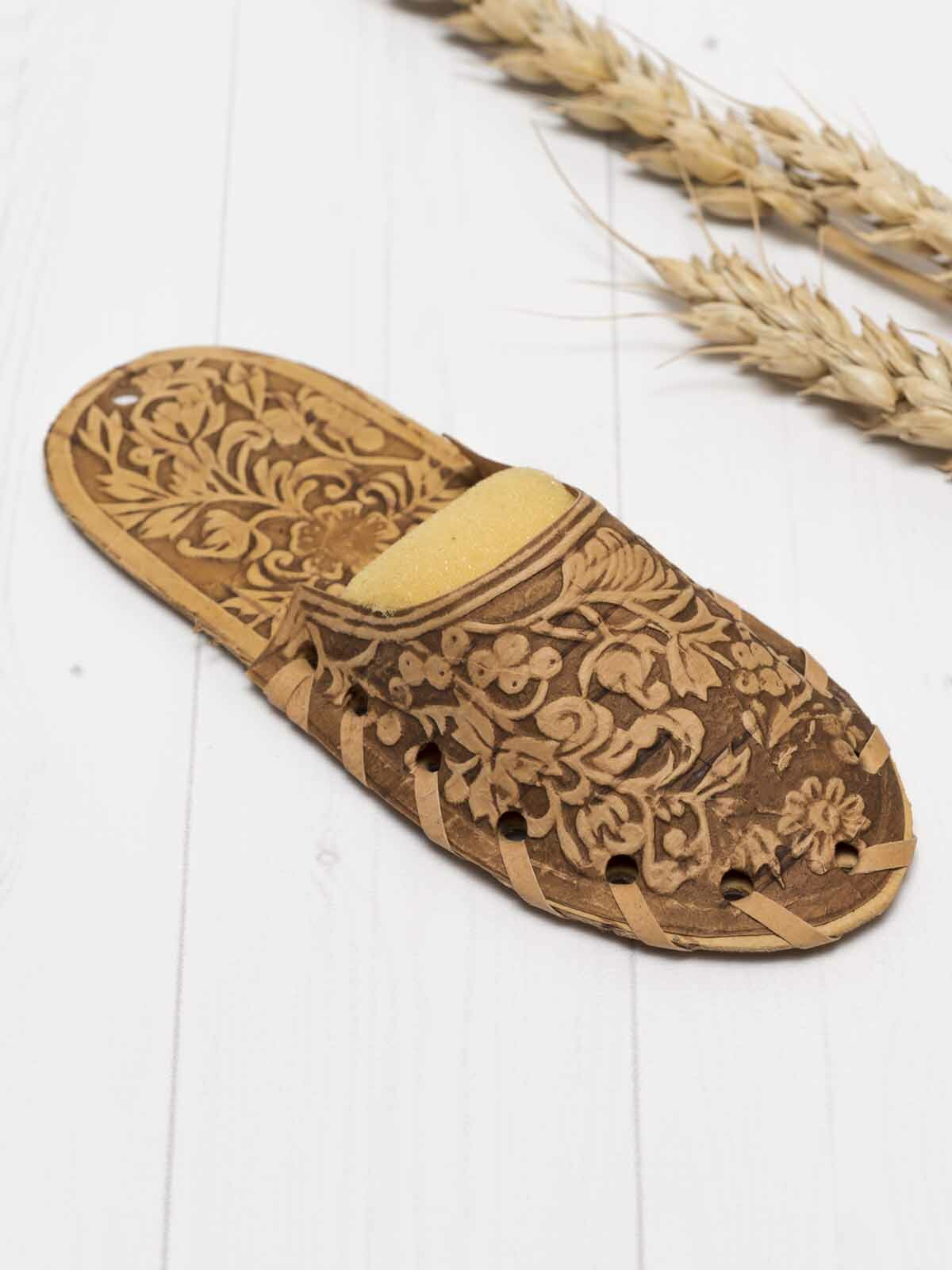 Игольница - Рябинка (Тапочек), береста, 13х5х3 см