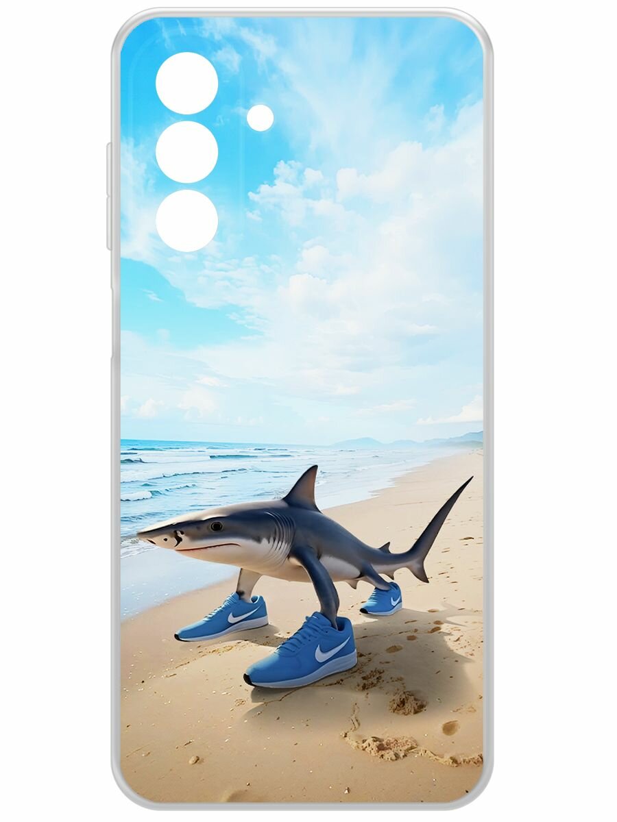 Чехол-накладка Krutoff Clear Case Тралалеро Тралала для Samsung Galaxy A26 5G (A266)