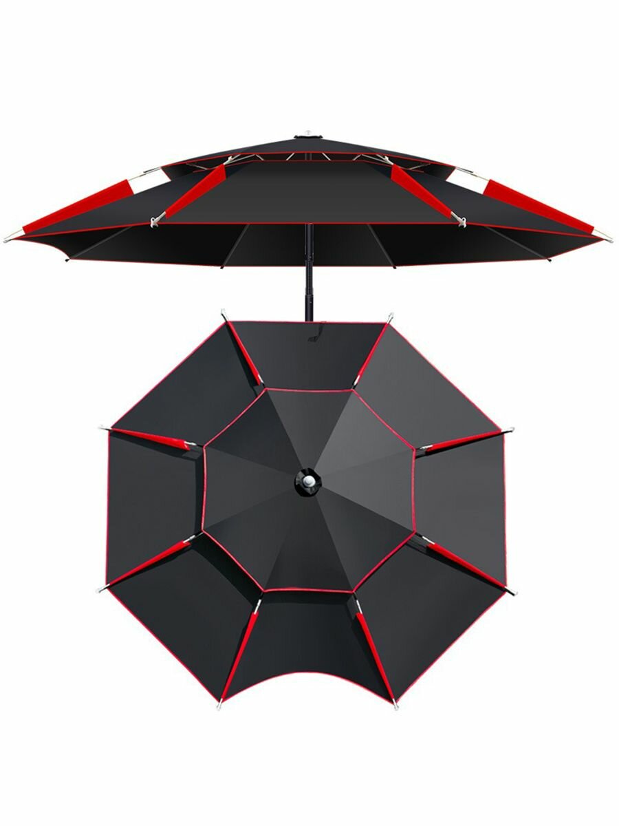 2.4m Пляжный зонт большого размера, уличный зонт для рыбалки