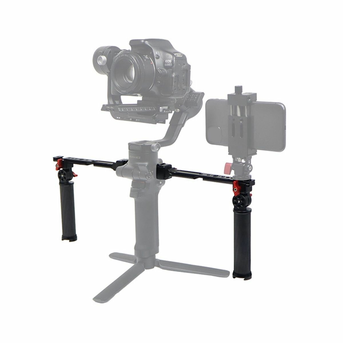O094M Двойная Карданная Рукоятка Для DJI Ronin RS2/3/4 Складная Рукоятка, B