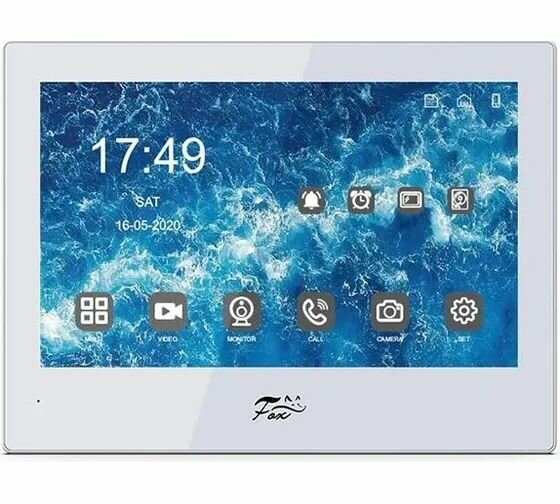 IP-домофон FOX 8 IPS LCD (1280x800), WIFI, LAN, POE FX-IVD800WPE (андромеда 8W)