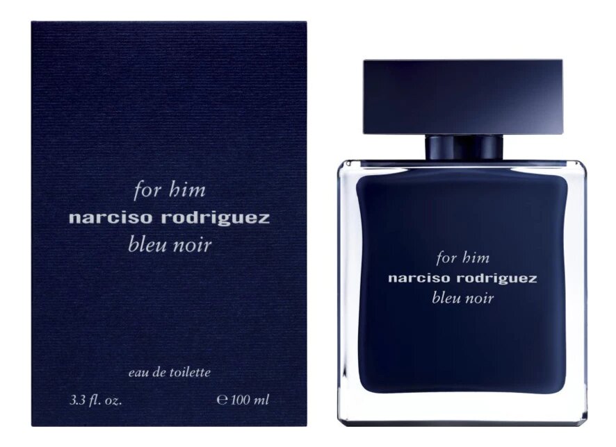 Narciso Rodriguez Bleu Noir For Him туалетная вода 100 мл, мужской аромат