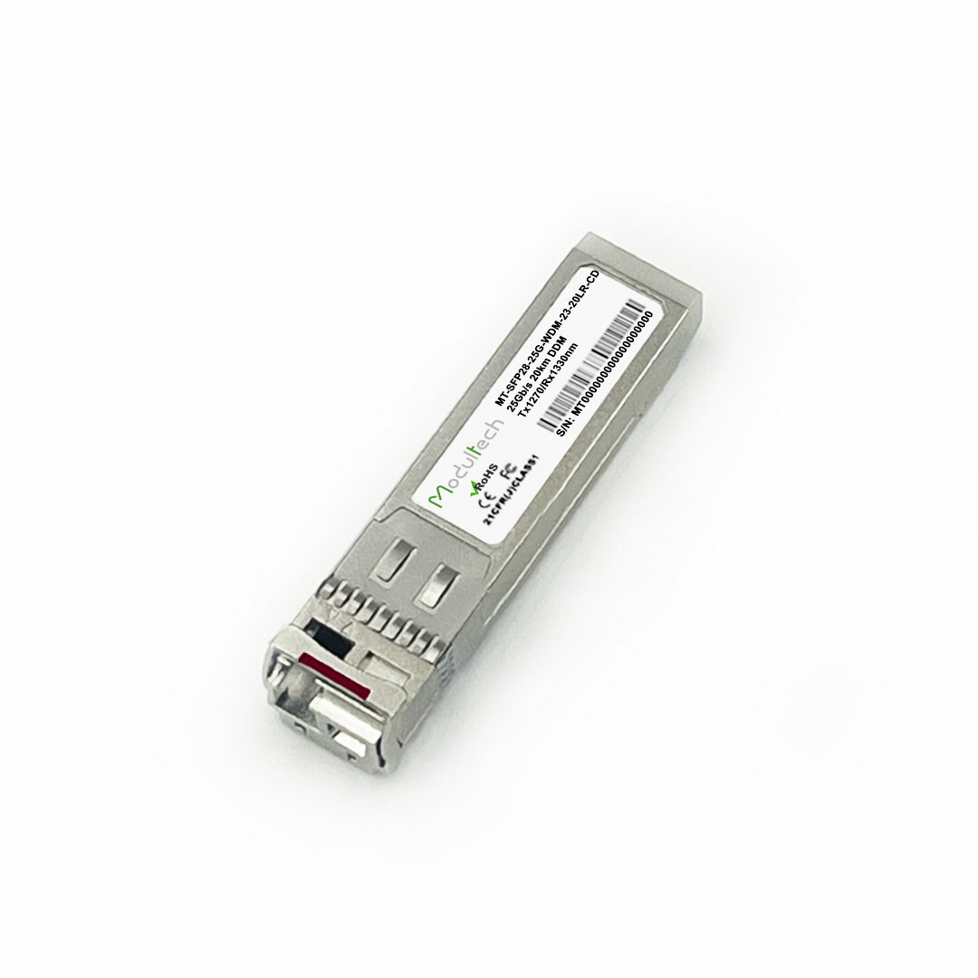 Модуль SFP28 WDM 25 Гбит/с, 20 км, 1270 нм, SMF, LC