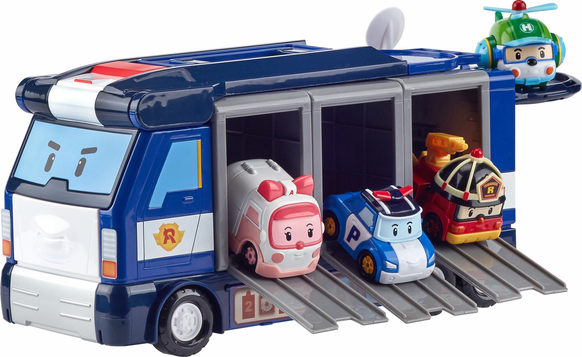 Игровой набор Робокар Поли , Поли передвижная штаб-квартира, Robocar POLI, RV83377