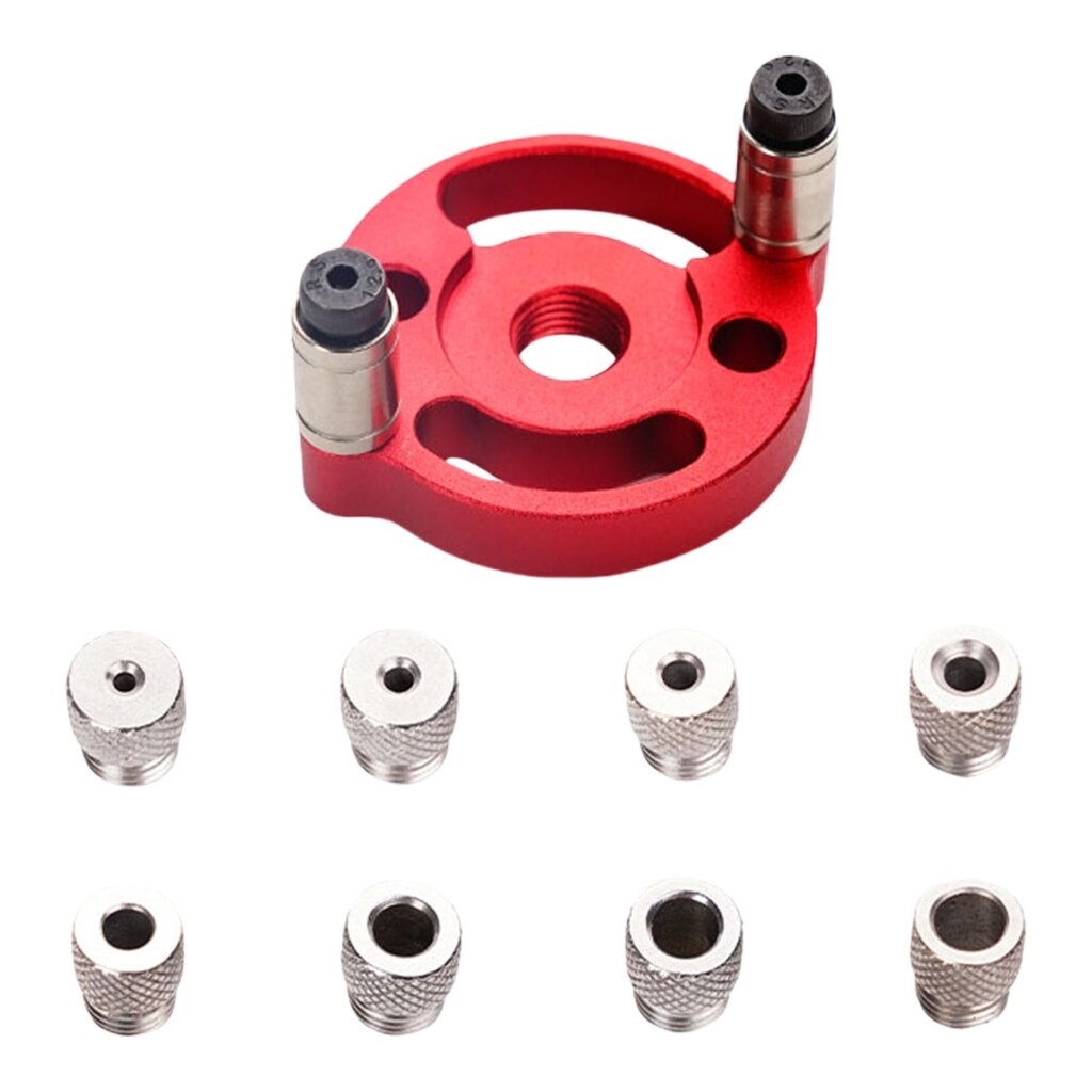 Прямой дырокол для деревообработки, красный, круглый, 3, 4, 5, 6, 7, 8, 9, 10-мм втулка сверла