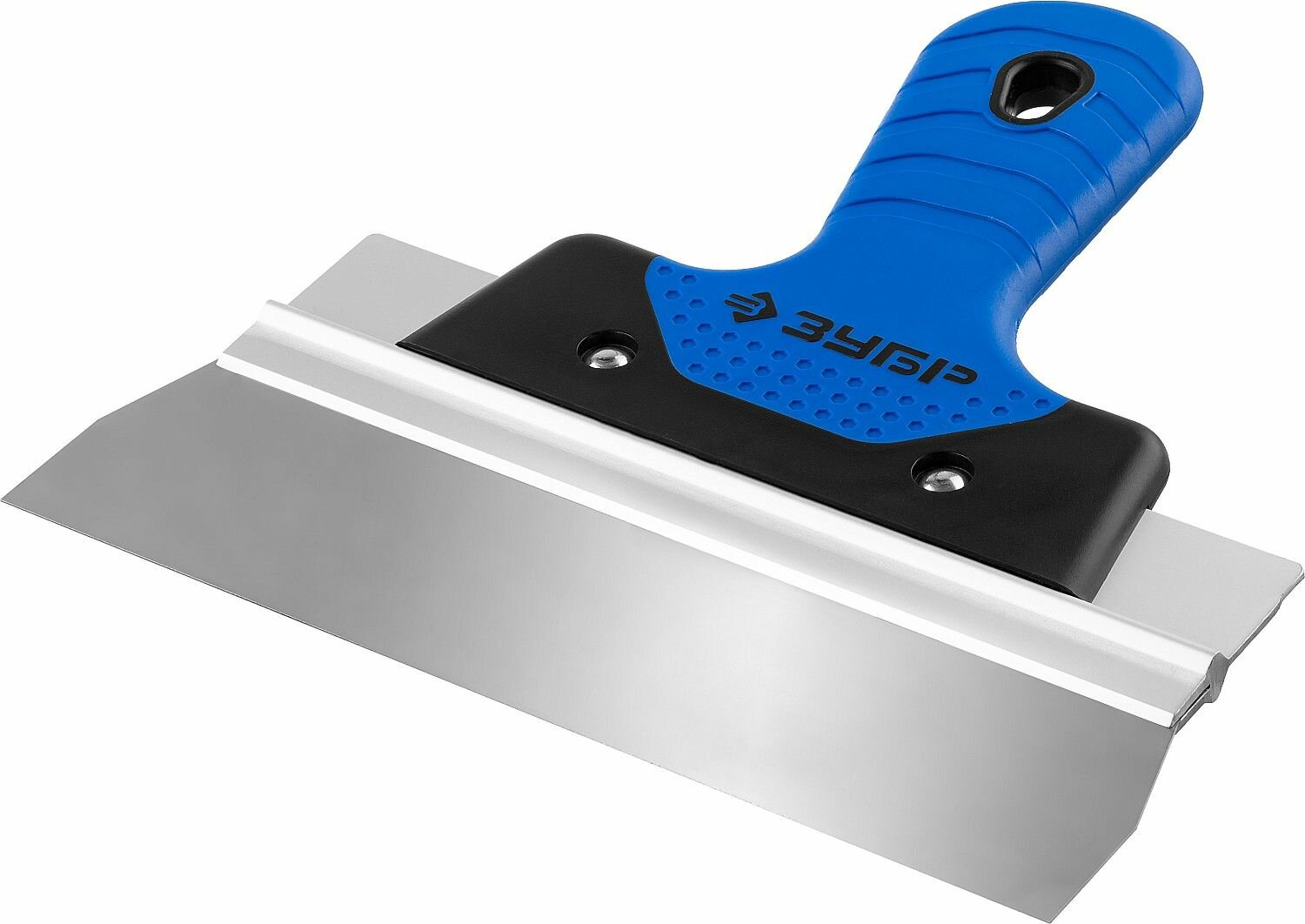 Шпатель фасадный ЗУБР, 200 мм, усиленная алюминиевая направляющая, двухкомпонентная ручка, нержавеющий 10049-20_z03
