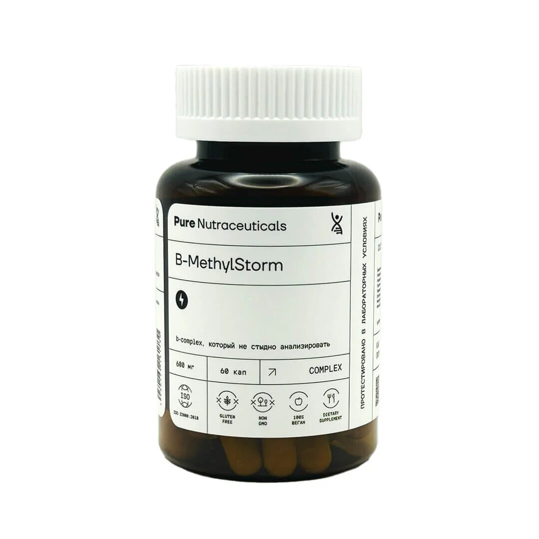 Pure Nutraceuticals B-MethylStorm (60 капс) Peptides антиоксиданты