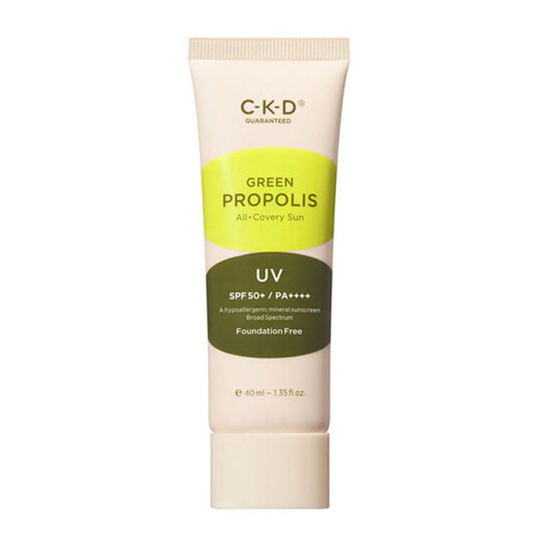 CKD Green propolis all-covery sun SPF50+PA++++ Крем солнцезащитный с прополисом тонирующий 40 мл
