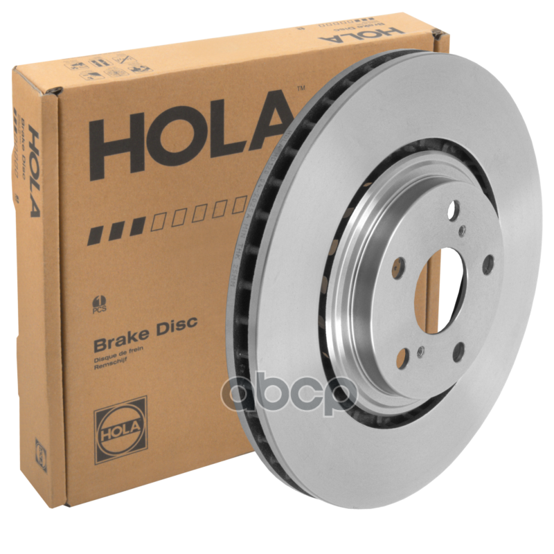 Тормозной диск вентилируемый передний HOLA арт. hd120