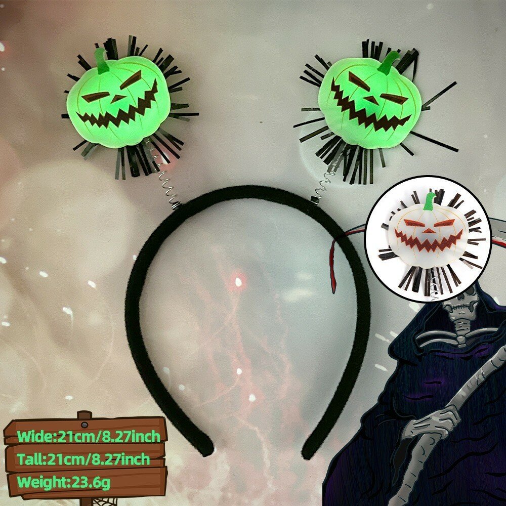 Halloween светящаяся повязка на голову в виде летучей мыши для детей и взрослых костюм аксессуар