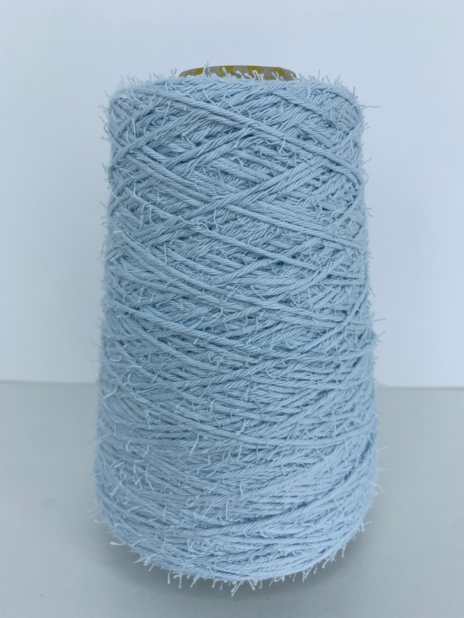 CABLE - lineapiu'; 90% хлопок, 10% п/а; 190/100гр; col. A1703 голубой; Редкая травка; вес: 250гр; italyyarn