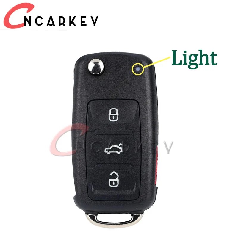 Складной Корпус Ключа С 2/3 Кнопками Для Volkswagen Golf Mk6 Tiguan Passat CC SEAT Skoda 3 1 buttons