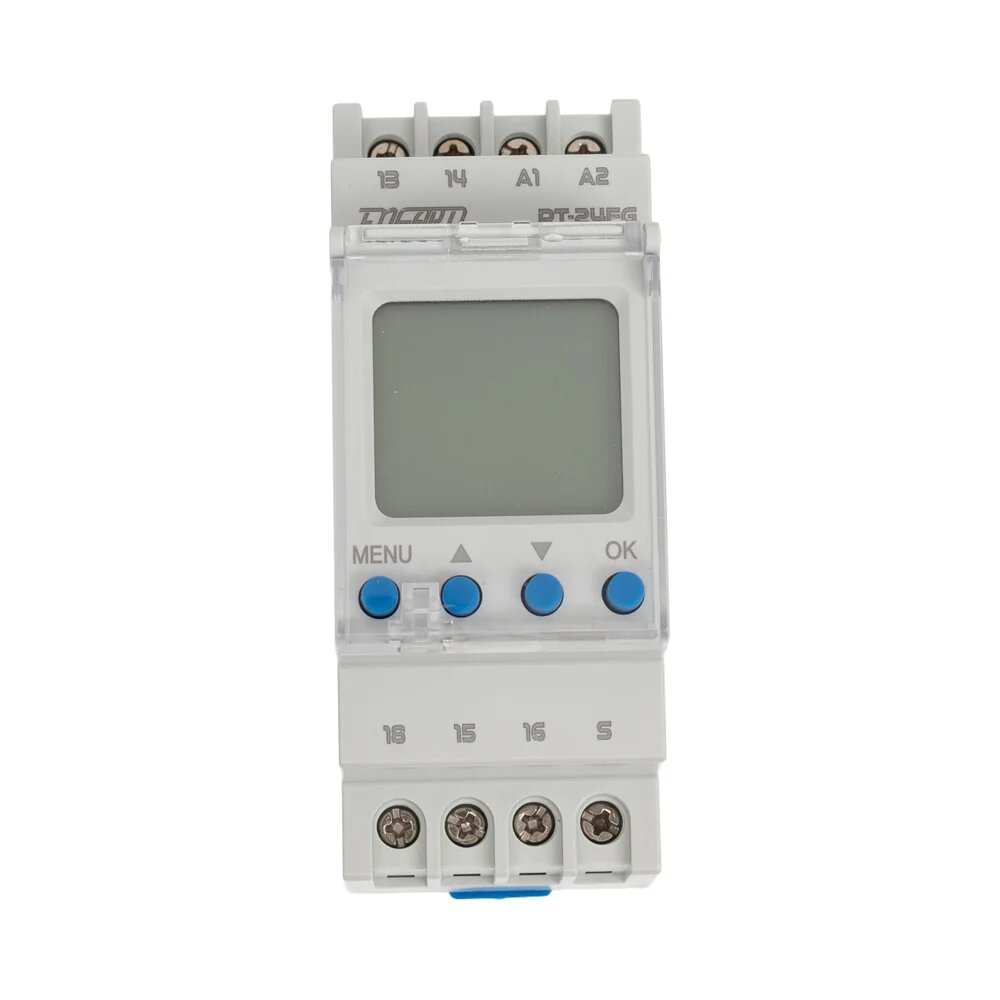 Многофункциональное реле времени Engard цифровое rt-24fg 0-100ч AC/DC 24-240В RT-24FG2-100H