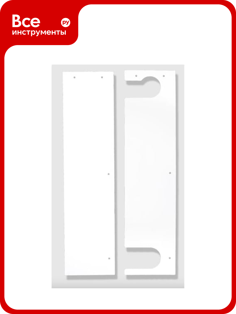 Комплект боковин для экрана ООО СКП белые БРЧ-003Б, Боковины для радиатора разработаны для наших экранов