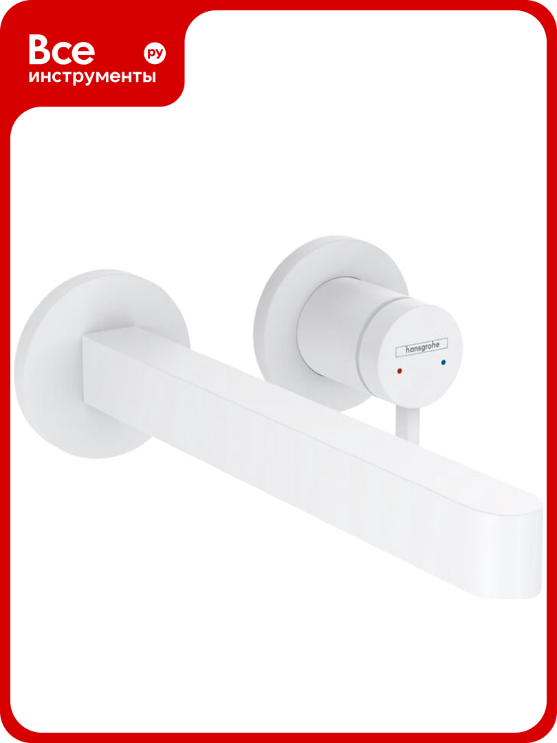 Внешняя часть настенного смесителя для раковины Hansgrohe 76050700 00000094507