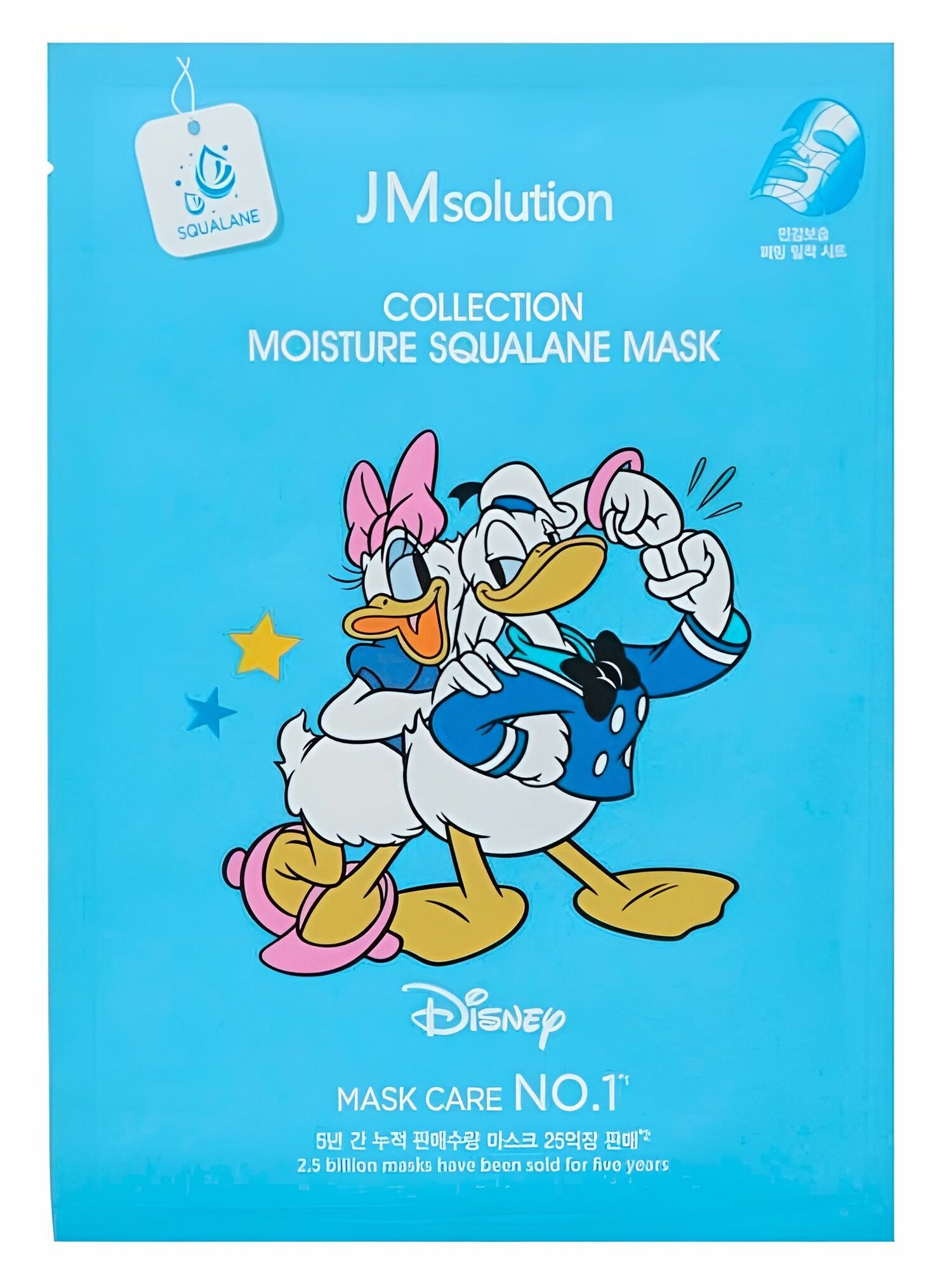JMSOLUTION Маска для лица тканевая со скваланом Disney 1 шт, Корея