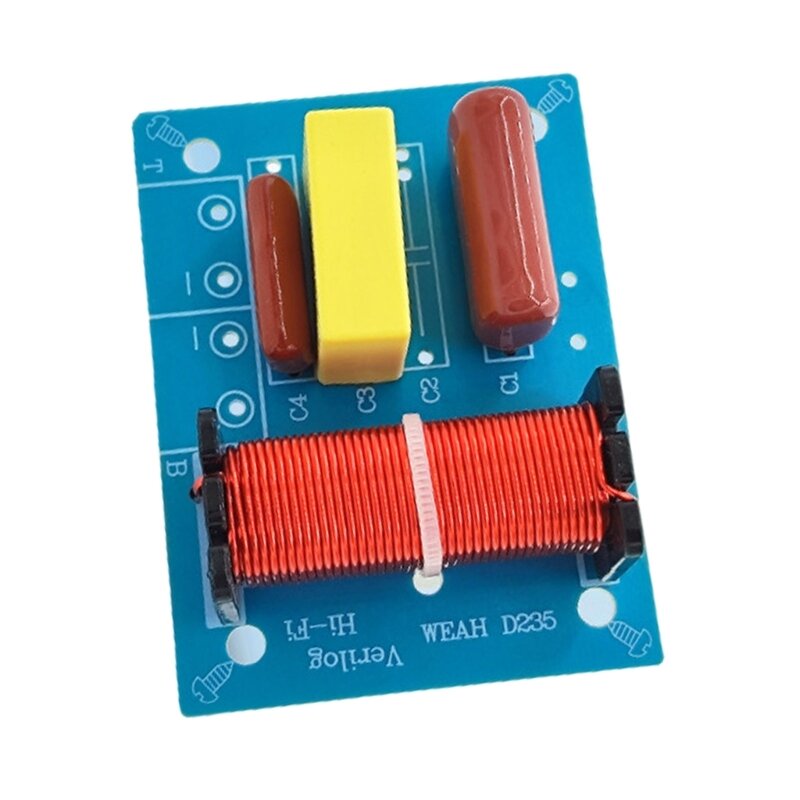 Двухпозиционный Кроссоверный фильтр высоких нижних частот D235, Делитель мощности 80 Вт для 4 динамиков 8 ОМ, улучшающий четкость звука.