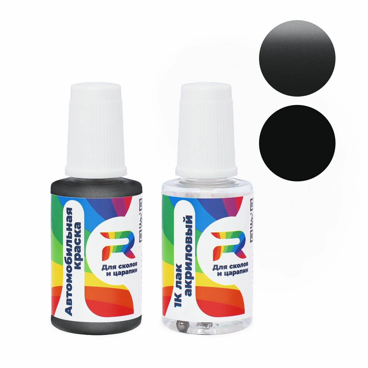 Подкраска для сколов и царапин авто Kia SAE - Carbon Grey (Базовая краска, Перламутровый металлик двухслойный, Серый)